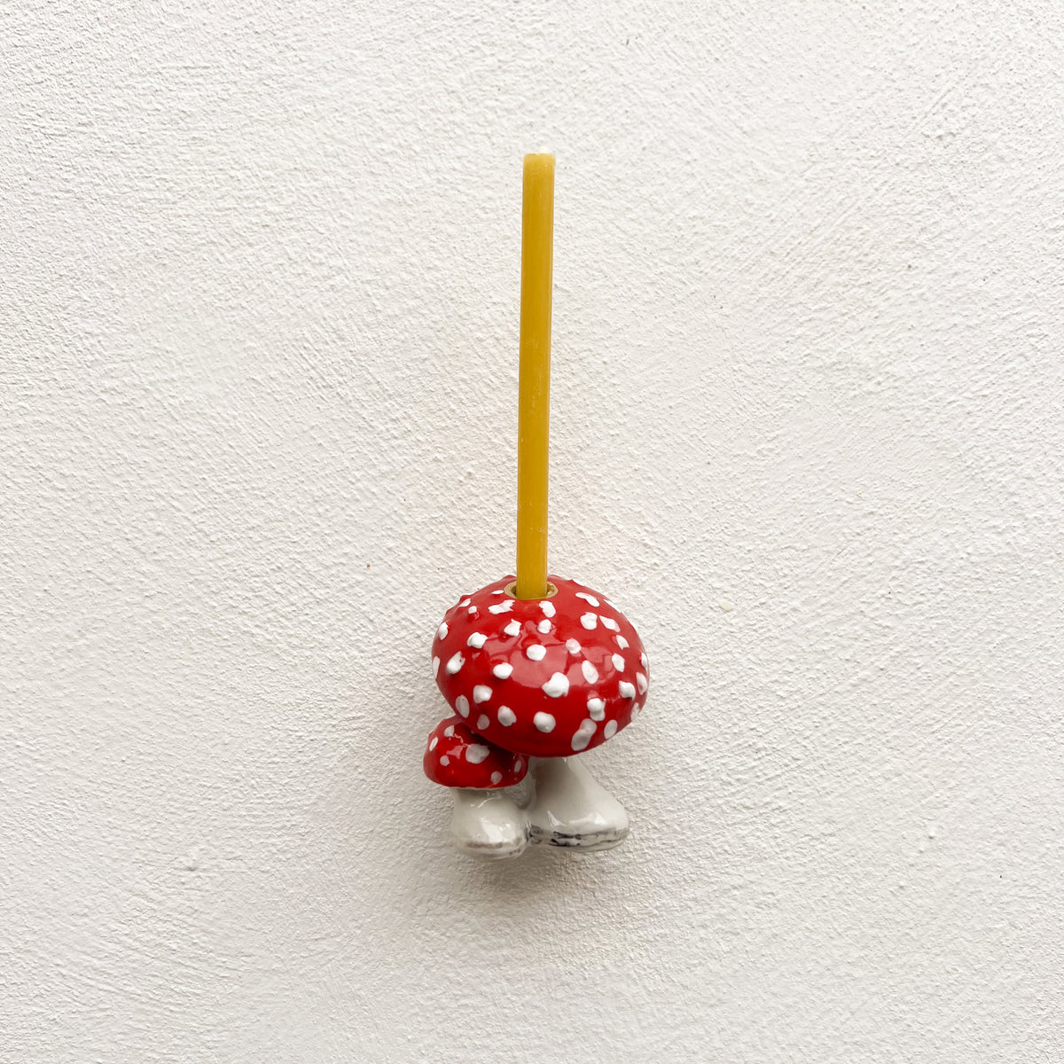 Red Mushroom Cake Topper | Little Life Studio